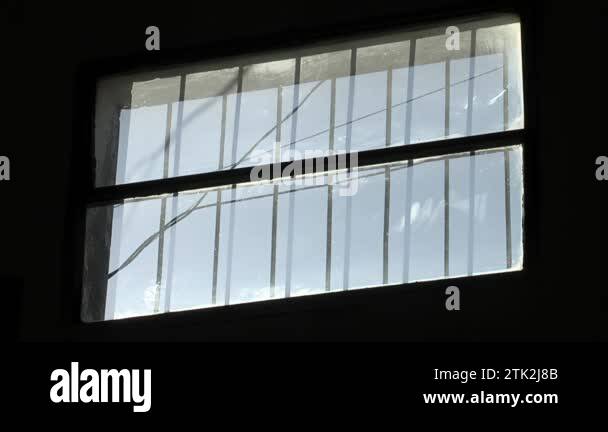 The Clear Sky Seen Through the Window of Jail Cell of the Olmos Maximum Security Prison in ...