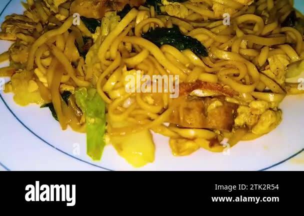 Mie goreng Jawa, traditional javanese fried noodle sweet and savory ...