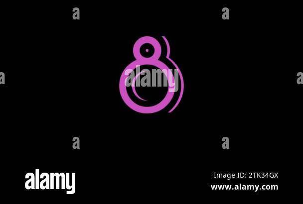 THE FINAL COUNTDOWN | PINK NUMBERS AND BLACK PLAIN BACKGROUND | 4K ...