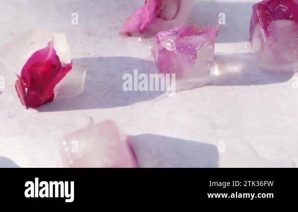 Frozen flower ice cubes Stock Videos & Footage - HD and 4K Video Clips ...