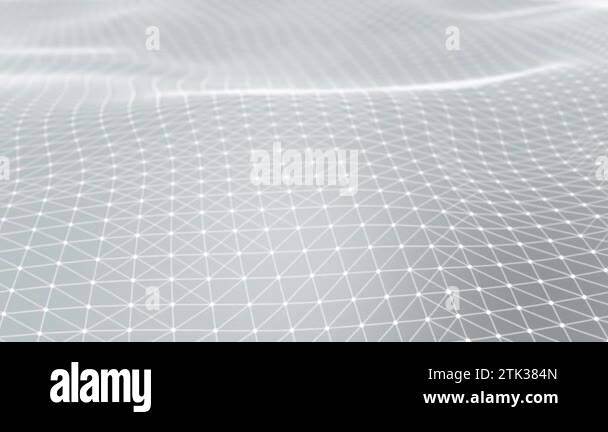 abstract wave motion Flow wave mesh pattern mesh line on dark 4K 3D ...