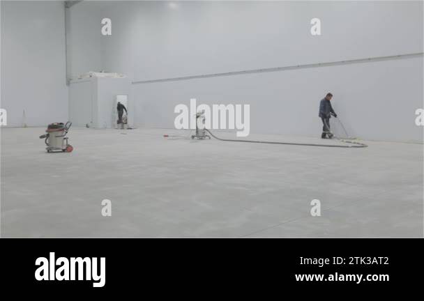 The builder completes the creation of the warehouse. Construction ...