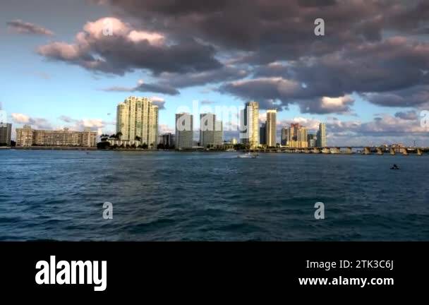 Miami cityscapes skyline beach Stock Videos & Footage - HD and 4K Video ...