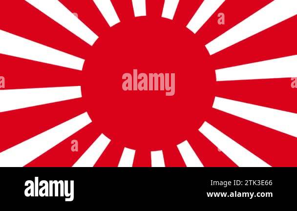 Imperial Japanese Army Flag, Rising Sun Flag, Empire of Japan Flag with ...