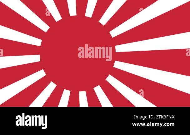 Imperial Japanese Navy Flag, Rising Sun Flag, Empire of Japan Flag with ...