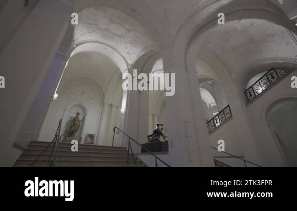 Bayerisches Nationalmuseum In Munich, Bavaria, Germany January 10, 2023. Interior Bavarian ...