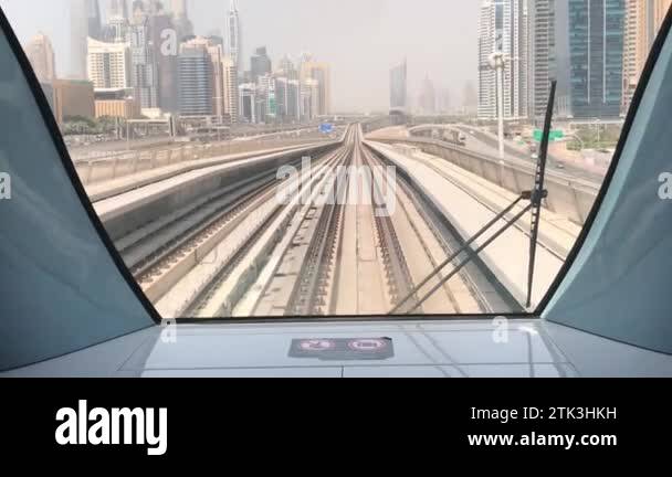 dubai, united arab emirates - may 1 5, 2 0 1 8 - dubai metro is a metro ...