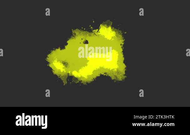 Splash color ink transition. Ink brush stroke transition. Ink splash ...