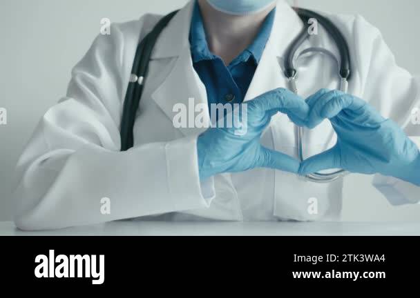Doctor in medical uniform as a symbol of professionalism and attention ...