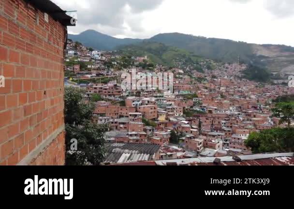 Medellin, Colombia 2022 Comuna 13 slums , once one of the most ...
