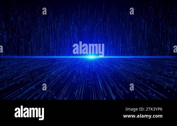 Future technology Big data background. Data funnel ai network. Quantum ...