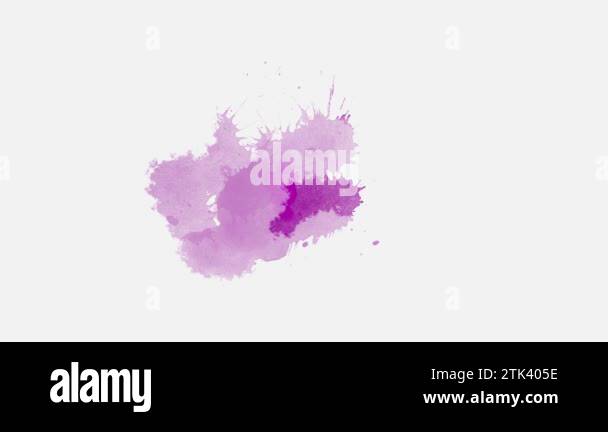 Ink drops fluid splash. Ink splatters transition animation. Ink brush ...
