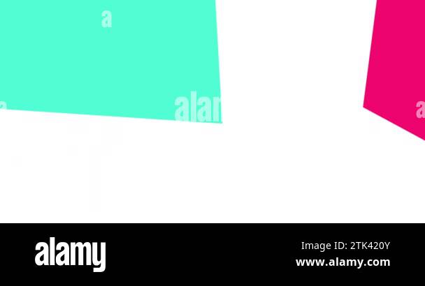 Simple loop transition animation. Geometric shapes transition on white ...