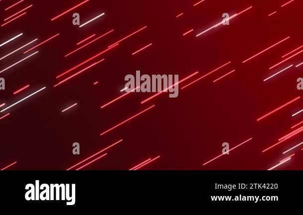 Relaxing Rounded Neon Red Colored Lines Background Animation Loop. Good ...