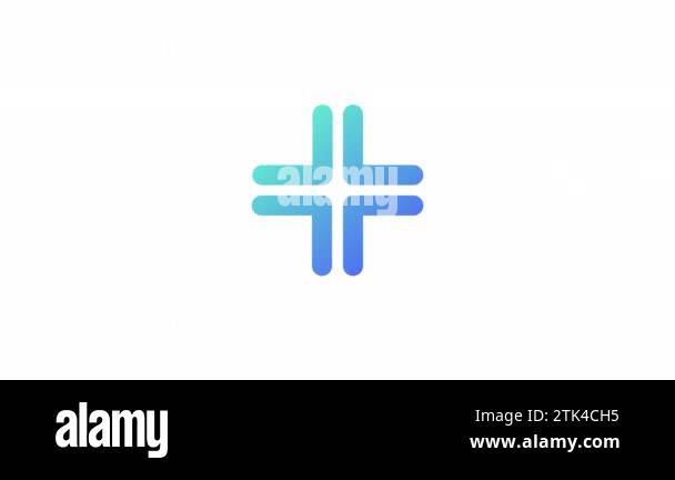 Animated minimize gradient ui icon. Exit full screen mode. Seamless ...