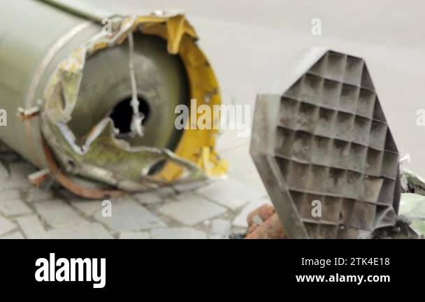 Remains of missile units of the operational-tactical missile system ...