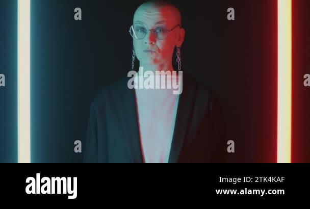 Portrait of disappointed lady making Stop hand gesture and shaking head ...