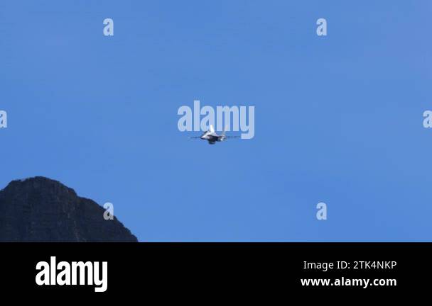 Real fire exercise against a ground target for a top gun military ...