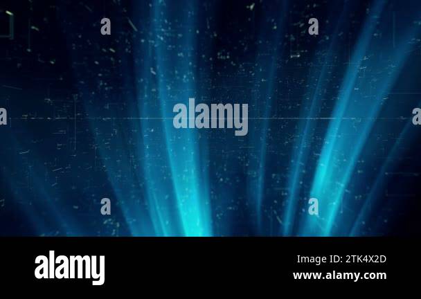 Motion lighting effects on cyberspace background. 4K UHD video loop ...