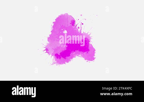 Ink splatters compositing effect. Ink Drops Transition on White ...