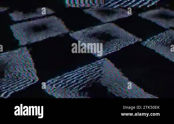 Abstract glitch geometric displacement effect sci-fi glitch business ...