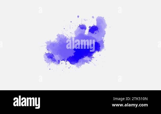 ink transition splatter blot spreading effect animation. Ink brush ...