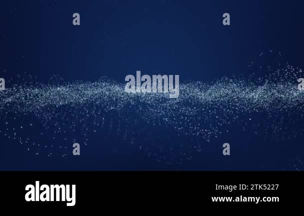 4K Wave particle Wireframe Tunnel dark Grid background light effect ...