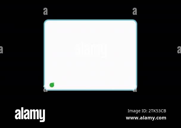 business graph showing growth in browser window tab animation ...