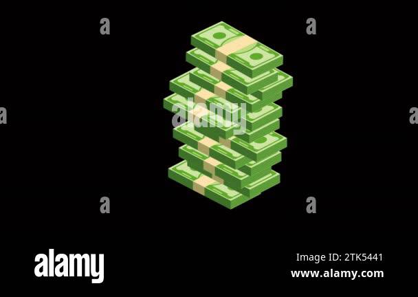 Money animated video element. Money transparent video icon png ...