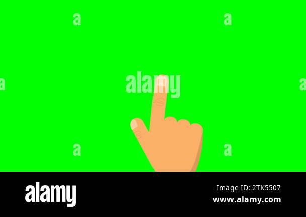 Set of hand gestures, showing the uses of computer touchscreen, tablet ...