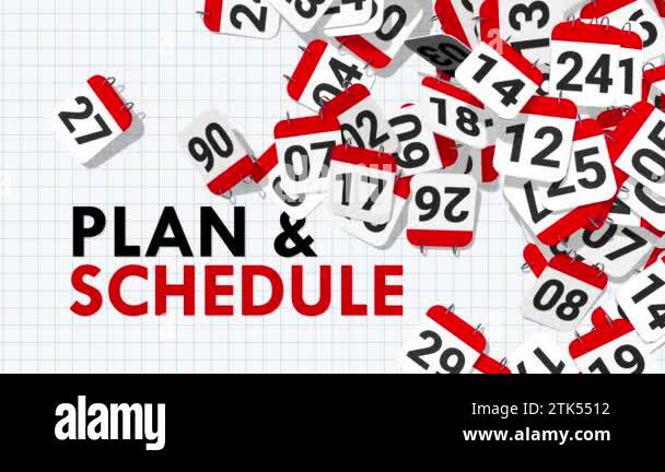 Calendar One to Thirty All Dates Falling from Right Side on Floor ...