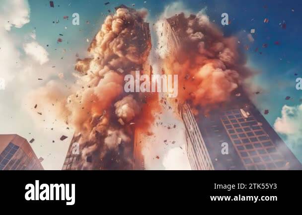 Twin towers explosion Stock Videos & Footage - HD and 4K Video Clips - Alamy