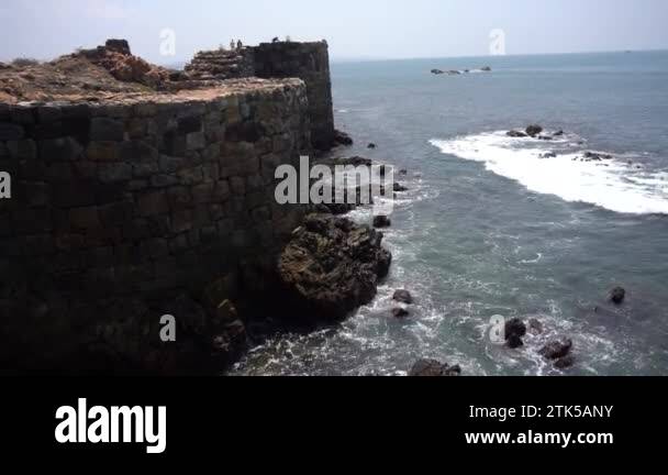Sindhudurg Fort built by Chhatrapati Shivaji Maharaj in the center of ...