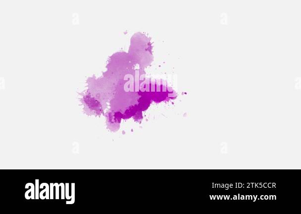 Ink drops fluid splash. Ink splatters transition animation. Ink brush ...