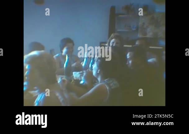 Palermo, Italy June 1970: typical Sicilian family lunch in the 70s Stock Video Footage - Alamy