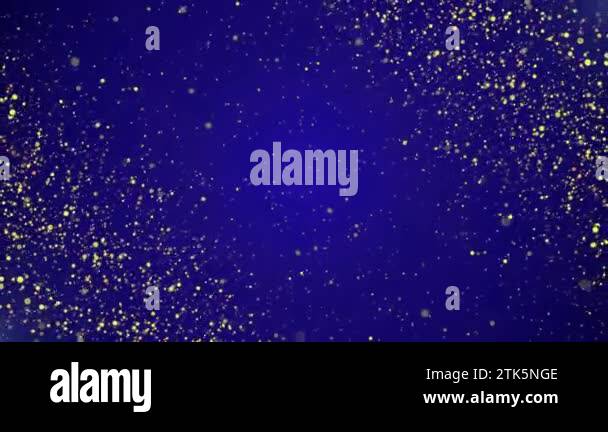4K 3D Abstract Blue shining glitter particles 2024 Animation New Motion Background. Light flare ...