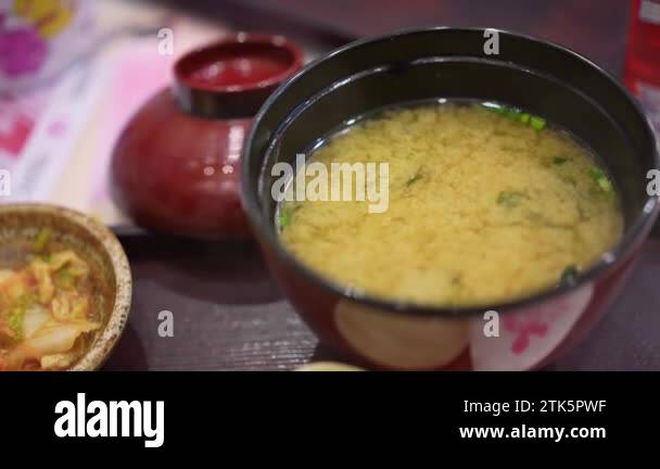 Japanese miso soup Stock Videos & Footage - HD and 4K Video Clips - Alamy