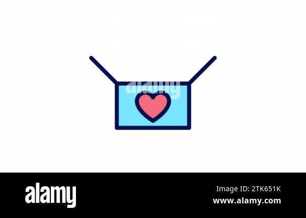 Animated poor box color icon. Fundraising event. Encourage cash ...