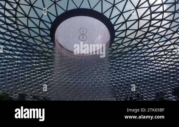Jewel,singapore-august 10 2023:Jewel Changi Airport. It is a nature ...