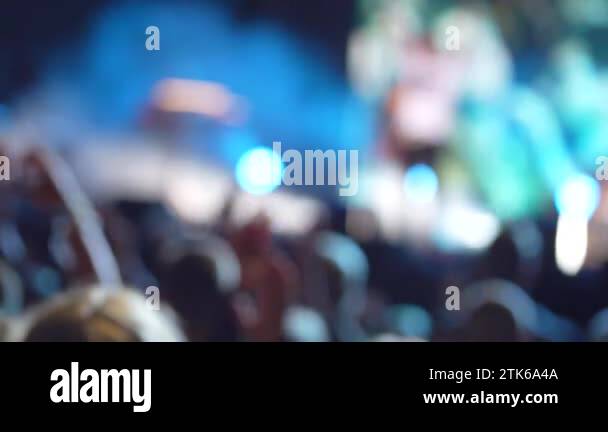 Concert crowd stage hall led, concert lights audience stadium outdoors ...