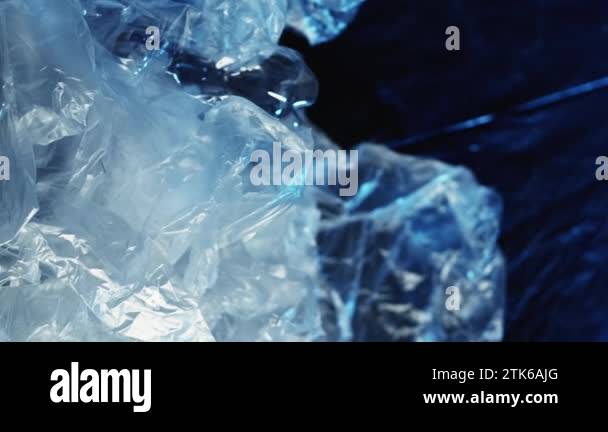 Vertical video. Waste management. Plastic recycling. Used wet empty ...