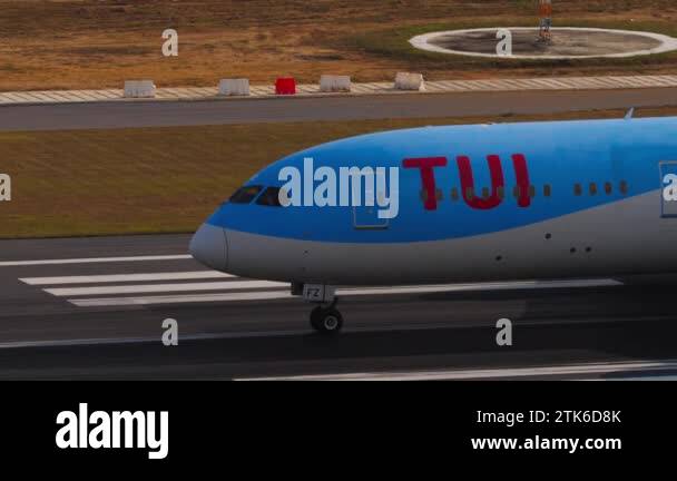 PHUKET, THAILAND - FEBRUARY 19, 2023: Side view, Boeing 787 Dreamliner ...