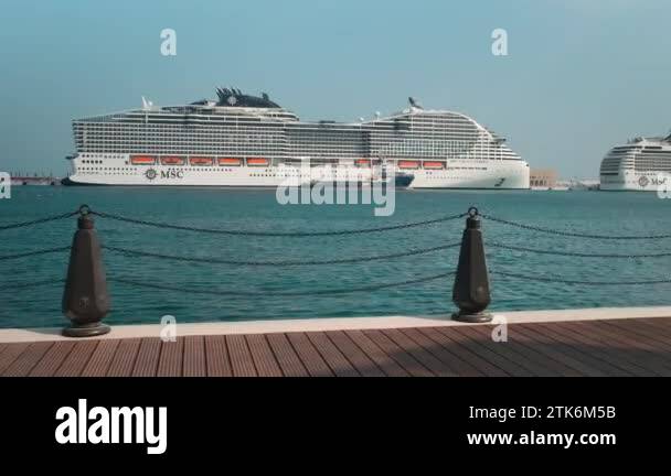 Doha cruise terminal Stock Videos & Footage - HD and 4K Video Clips - Alamy