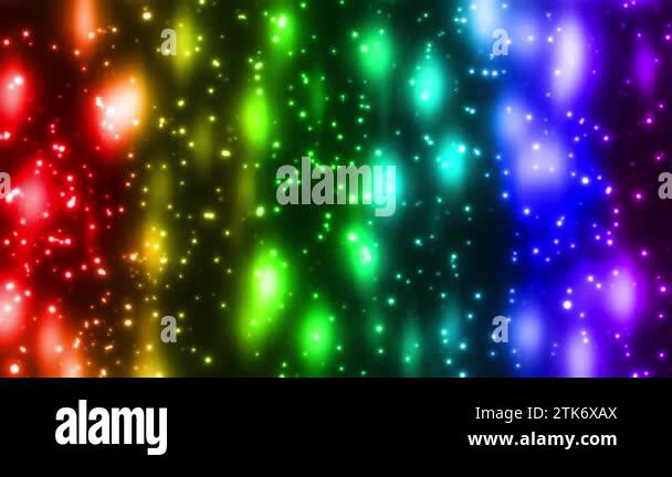 Colorful blinking Glow Fi star in the colorful shining background. 4K ...