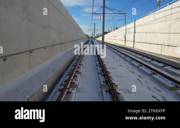 New three-car light rail for vehicle LRV along Eglinton Avenue program ...