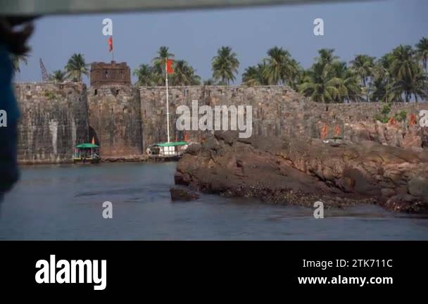 Sindhudurg Fort built by Chhatrapati Shivaji Maharaj in the center of ...