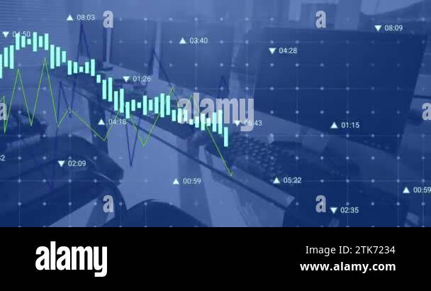 The video is a computer-generated animation of different graphs with ...