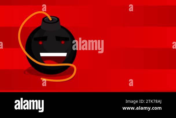 Cartoon bomb face Stock Videos & Footage - HD and 4K Video Clips - Alamy