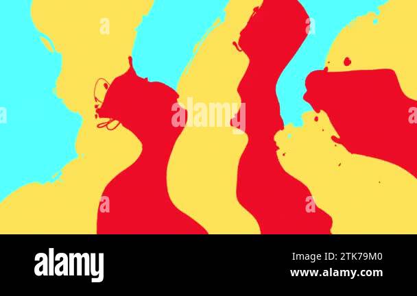 A set of doodle video transitions. 4 animations for changing frames in ...