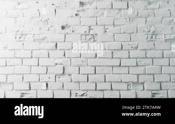 Texture seamless loop 4K background concept white brick wall background ...